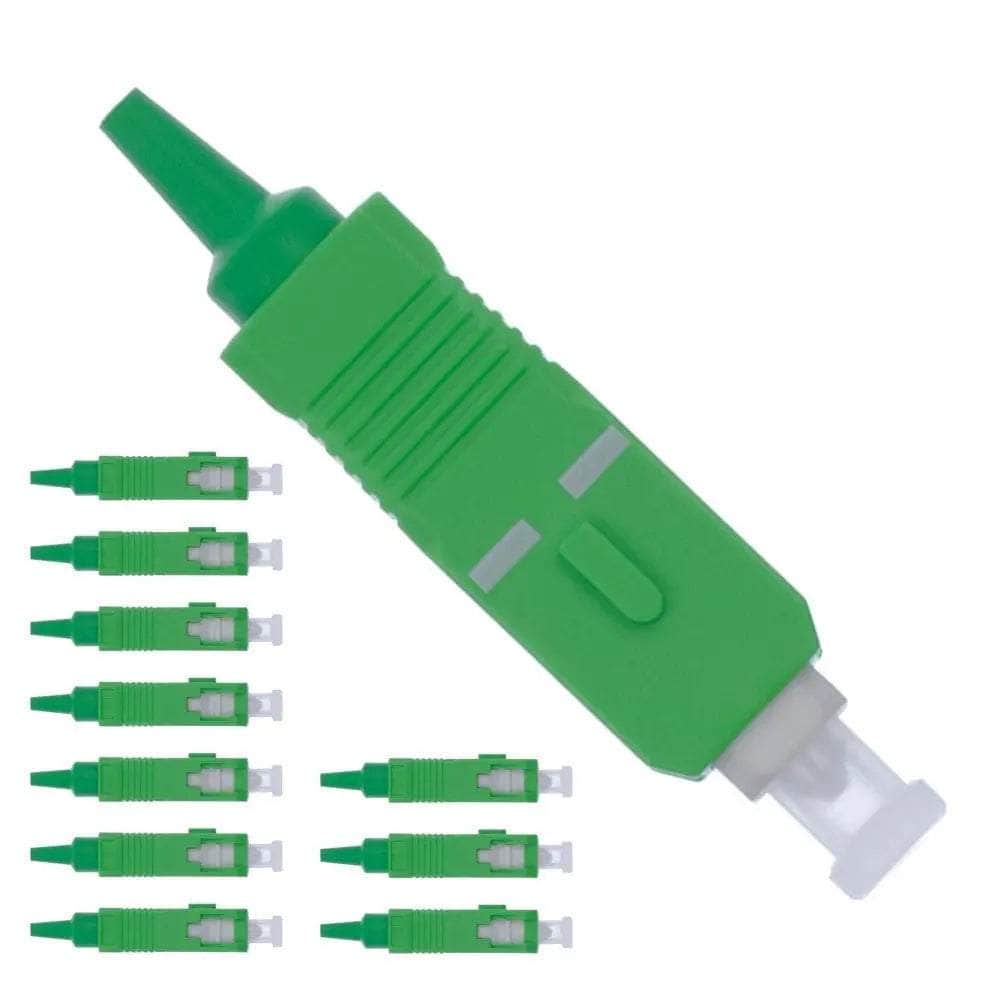 Fiber Optics Connector SC/APC Simplex Single Mode (10 Pack) at the ...