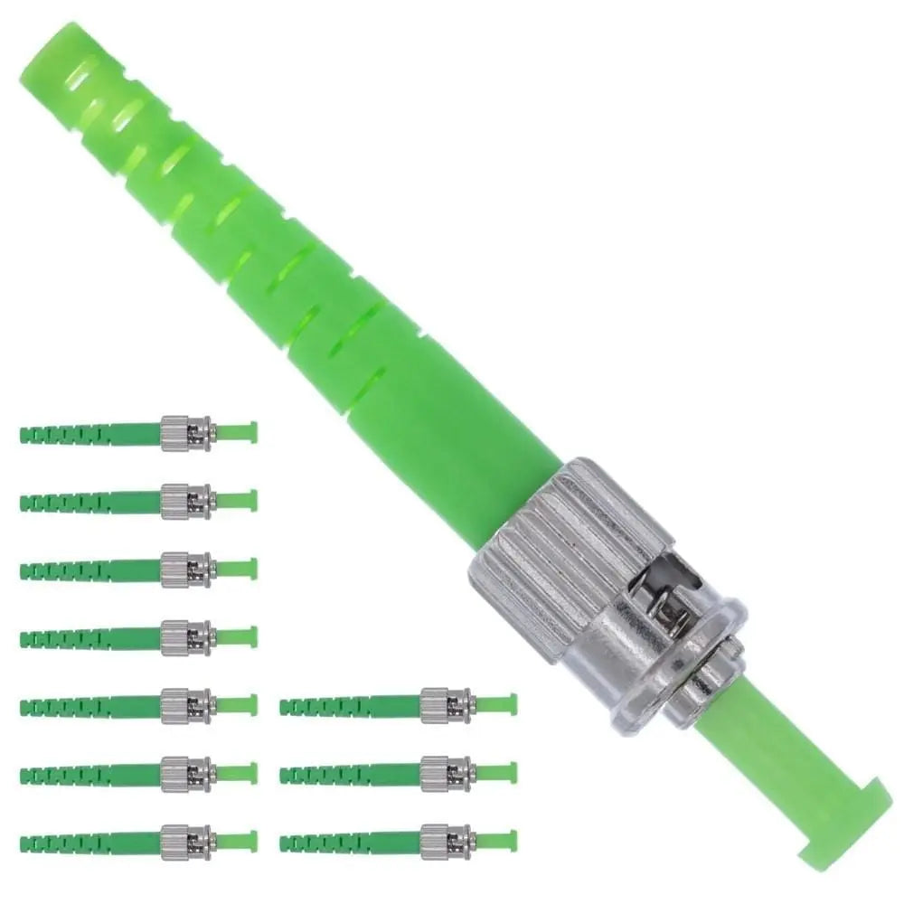 Fiber Optics Connector ST/APC Simplex Single Mode (10 Pack) at the ...