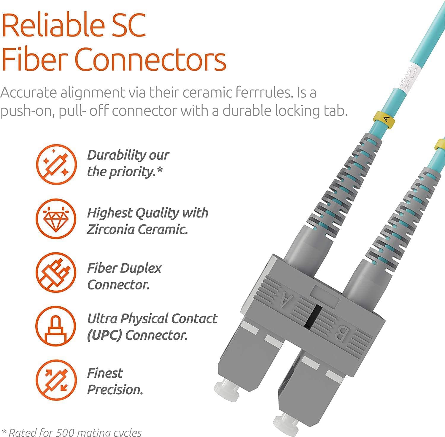 OM3 Fiber Optics Patch Cable - Multimode OM3 (10G) - Beyondtech